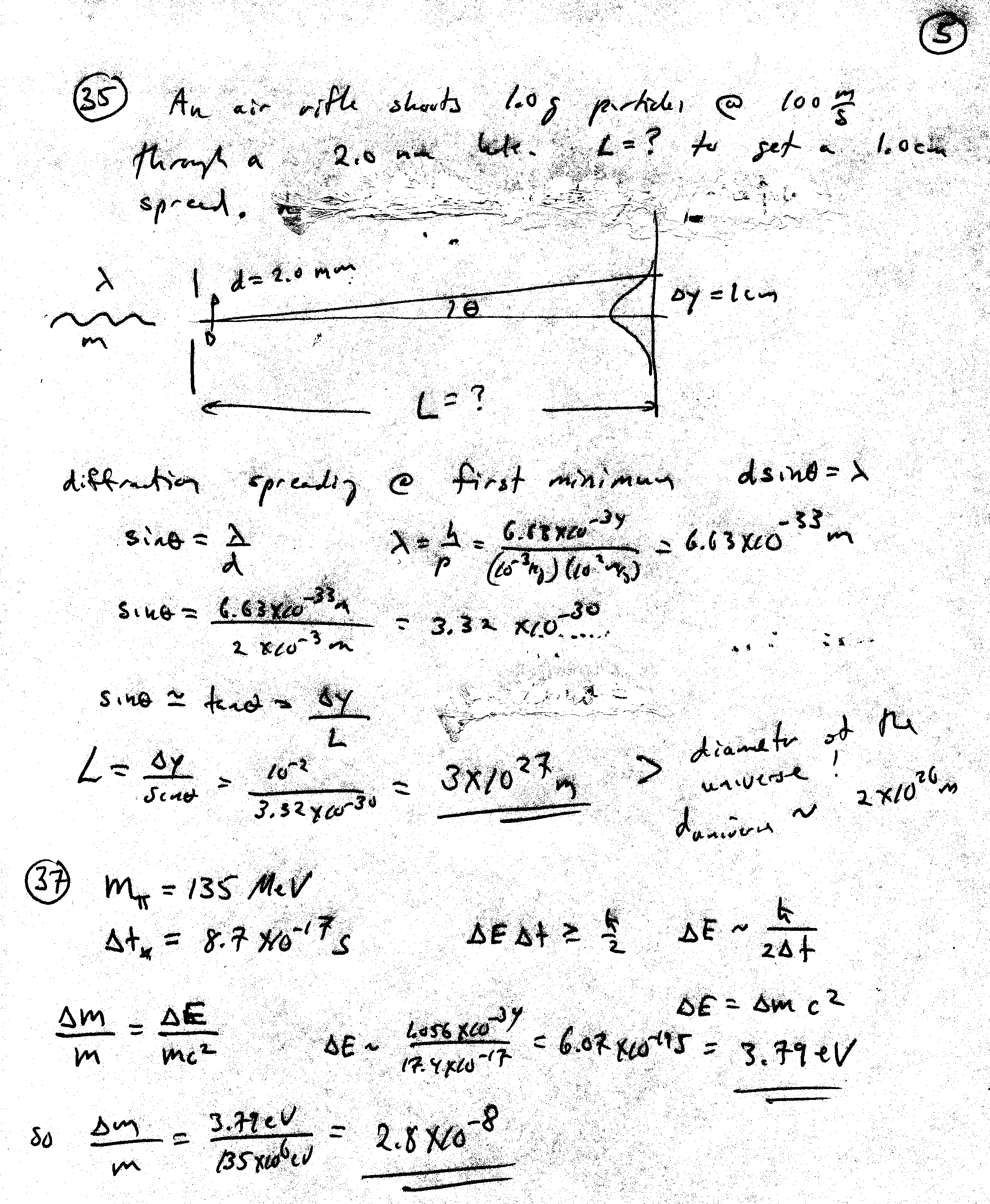 Chapter 3 Solutions for PH235