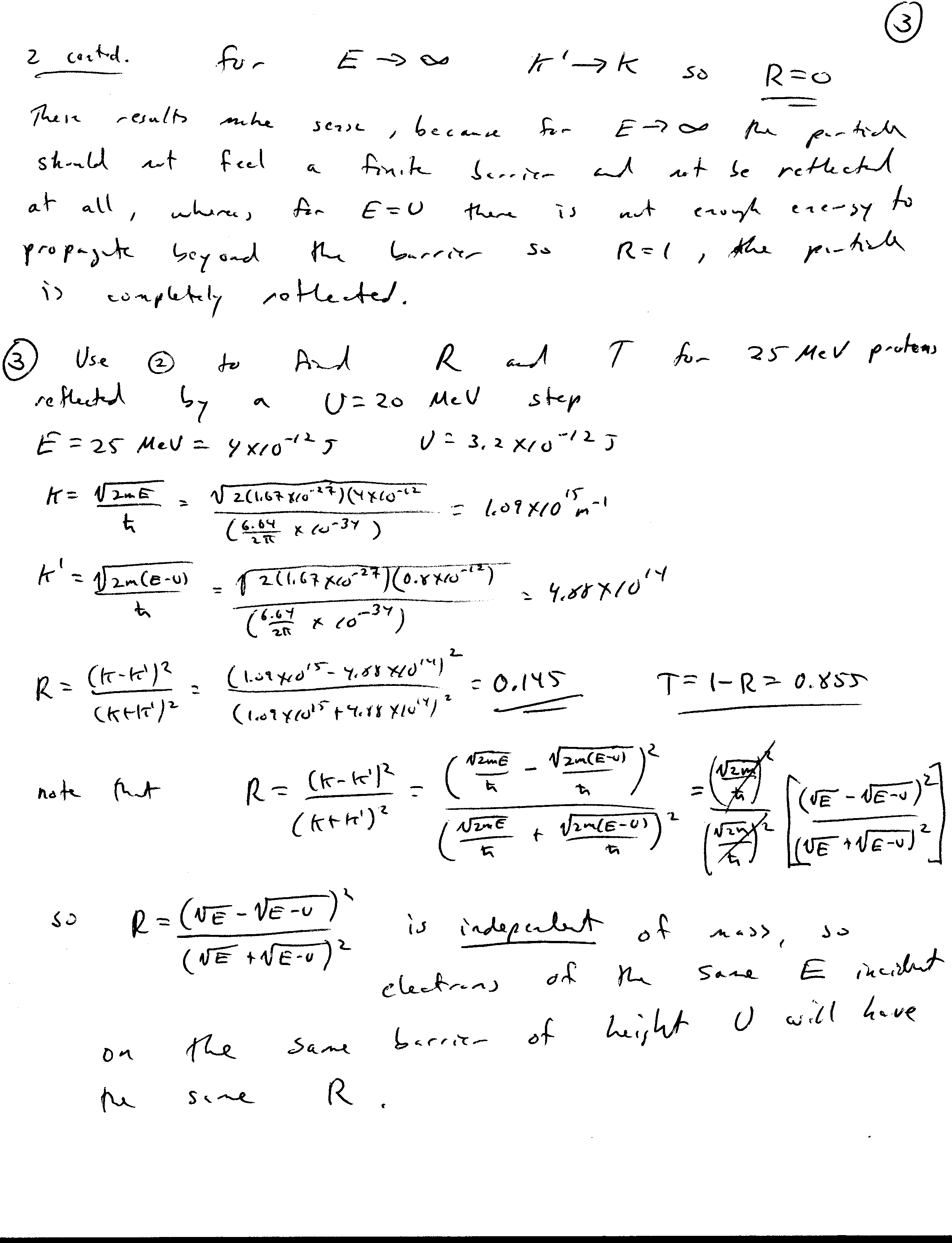 Chapter 3 Solutions for PH235