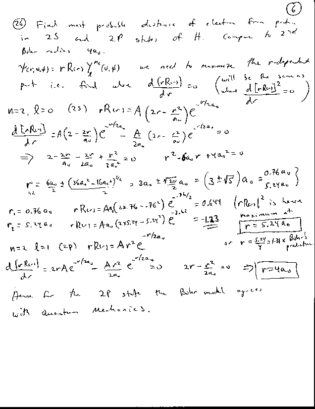 Chapter 7 Solutions for PH235